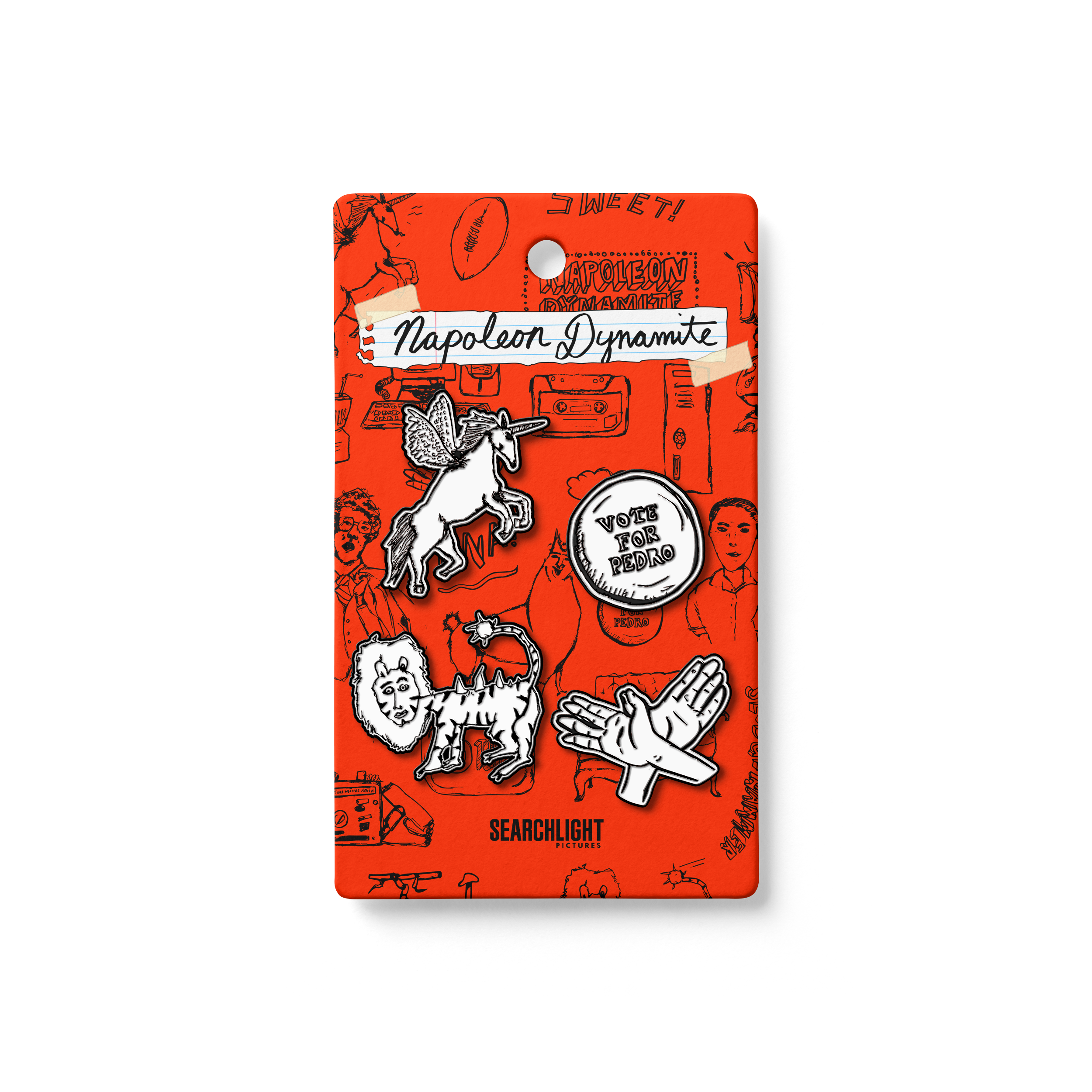 Napoleon Dynamite Pin Set – Searchlight Shop